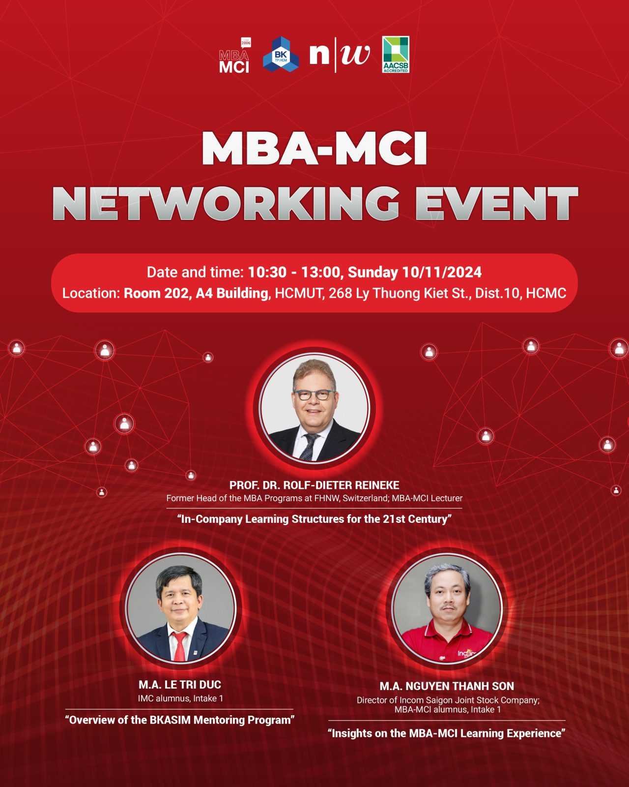 “CHỐT” LỊCH HẸN CÙNG MBA-MCI NETWORKING EVENT | MBA-MCI in Vietnam